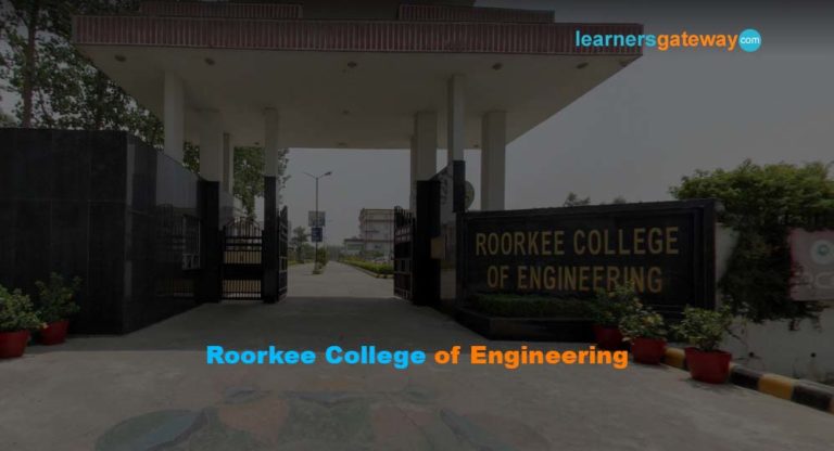 Roorkee College of Engineering [RCE Roorkee] Admission 2024, Fee Structure